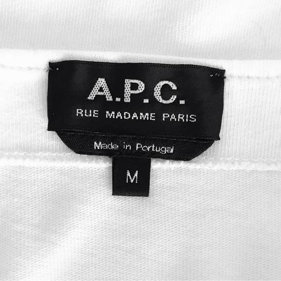 A.P.C. | Tops | Apc Rue Madame Paris White Breton Stripe Top | Poshmark